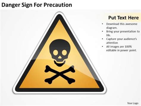 Danger Sign For Precaution Ppt Business Plans Software PowerPoint Templates