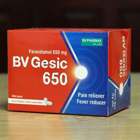Bv Gesic 650 Bv Pharma Co Ltd