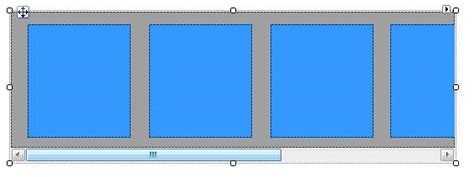 C Scrolling Panel Visual Issue Stack Overflow