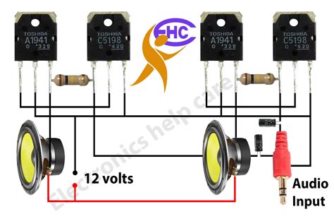 How To Make Bass Treble And Volume Controller Circuit Electronics Help Care