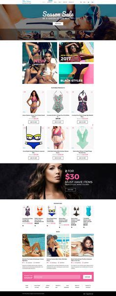 Swimwear Responsive Shopify Theme 62380 Ecommerce Web Web Design Trends