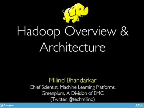 pdf hadoop overview and architecture dokumen tips