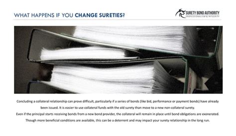 Types Of Surety Bond Collateral Ppt