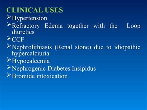 Pharmacology Of Diuretics With Flow Charts Pptx