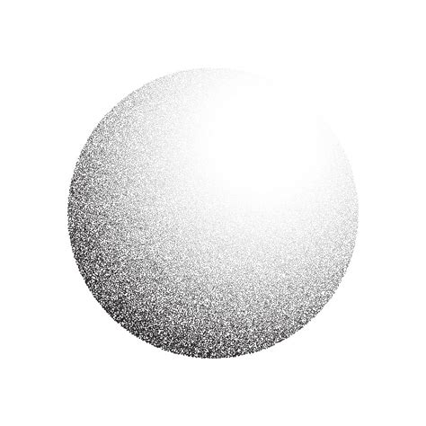 Premium Vector Grain Circle Gradient Stippled Round Shape Radial Stochastic Dotwork Texture