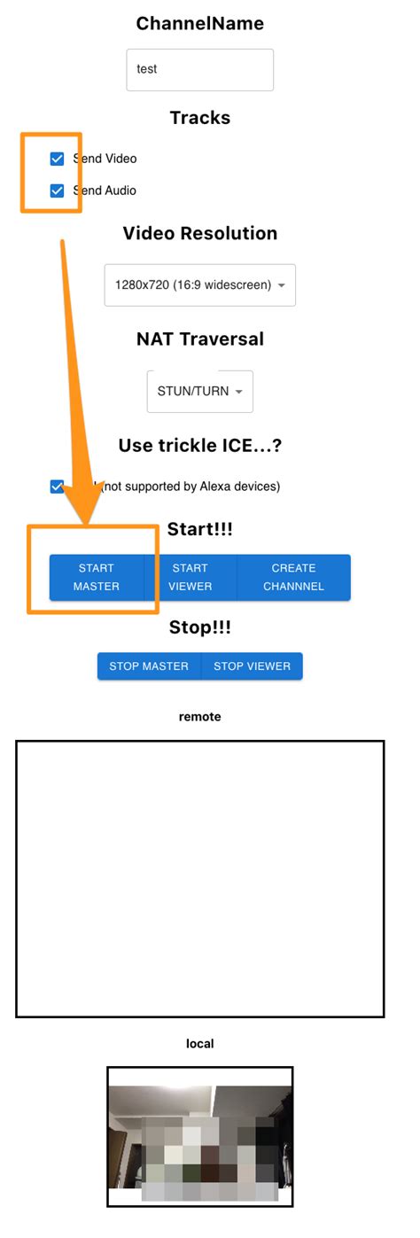 Github Cm Yoshimamazon Kinesis Video Streams Webrtc Sdk Js Sample