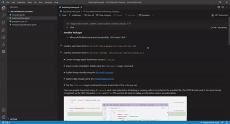 NET Interactive Notebooks For Machine Learning Rubix Code