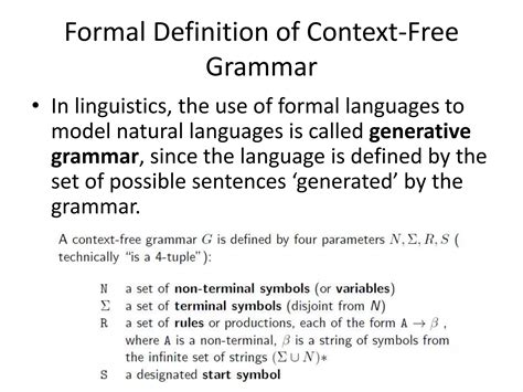 Nlp Kashk Context Free Grammar For English Pptx