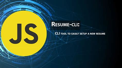 Resume Cli Cli Tool To Easily Setup A New Resume