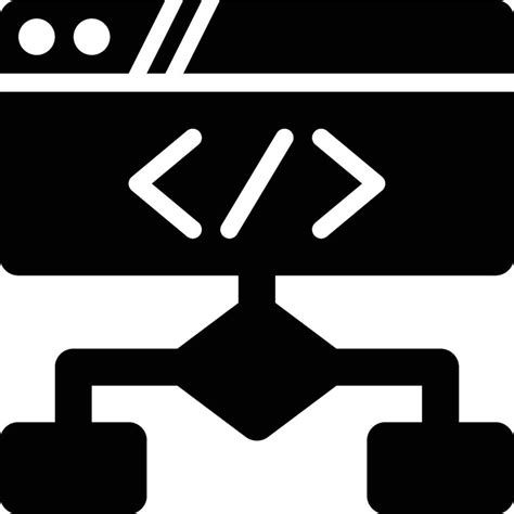 Algorithm Programming Web Glyph Solid Icon 60576411 Vector Art At Vecteezy