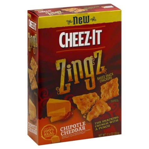 Sunshine Cheez It Zingz Chipotle Cheddar Baked Snack Crackers Shop Crackers And Breadsticks At H E B
