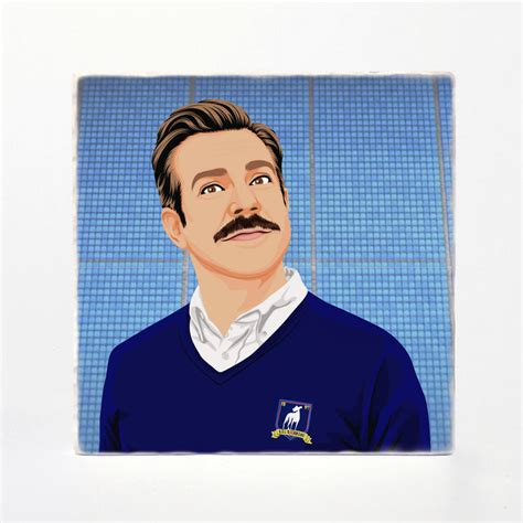 Ted Lasso Coasters By Versatile Designs At Maker House Co