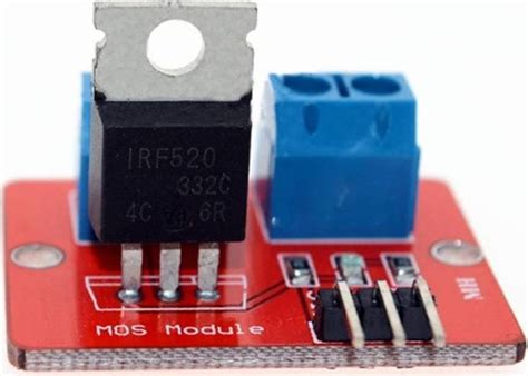 Ajmaker Moduł Regulator Mocy Pwm Mosfet Irf520 Arduino