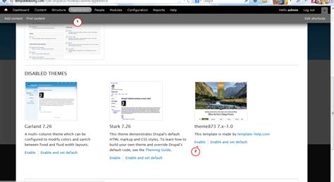 Drupal 7 X How To Install A Theme Template Monster Help