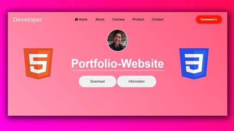 Ridoy Molla On Linkedin How To Make A Landing Page Portfolio Website By Html Css Only Web Craft