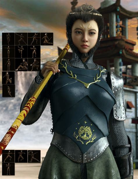 Vo Monkey Sister Hd For Genesis 81 Female Daz 3d