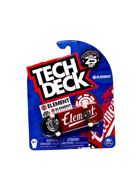 Tech Decks Patineta Para Dedos Fingerboard Element Madero34 Skate