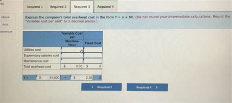 Solved Problem 5a 8 High Low Method Predicting Cost