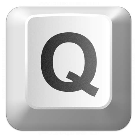 Iconexperience V Collection Keyboard Key Q Icon