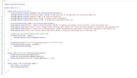 Solved You Will Be Implementing The Adapter Design Pattern Chegg Com