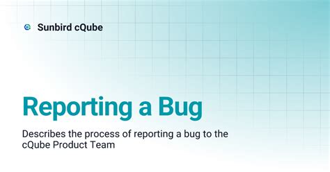 Reporting A Bug Sunbird Cqube