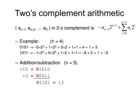 Ppt Arithmetic Operations In Binary Powerpoint Presentation Free Download Id1217730