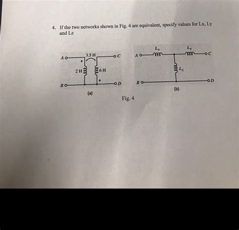 Solved If The Two Networks Shown In Fig Are Chegg
