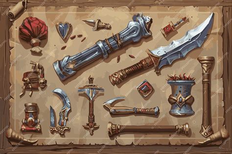 Premium Vector Highquality 2d Game Assets Tilesets Weapons And Buildings