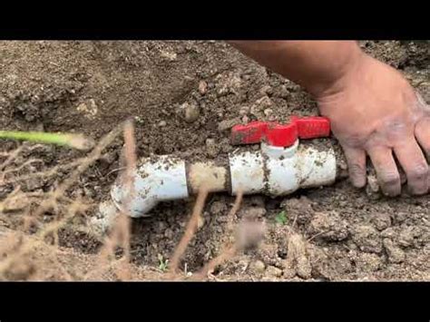 Irrigationsprinkler Ball Valve Install Youtube