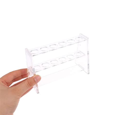 Plexiglass Tube Rack For 10ml 25ml 50ml 100ml Tubes Single And Double Rows School Laboratory