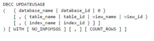 Know The Use Of DBCC UPDATEUSAGE In SQL Server