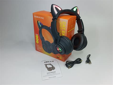 Беспроводные Складные Стерео Наушники Bluetooth BOROFONE BO18 Cat ...