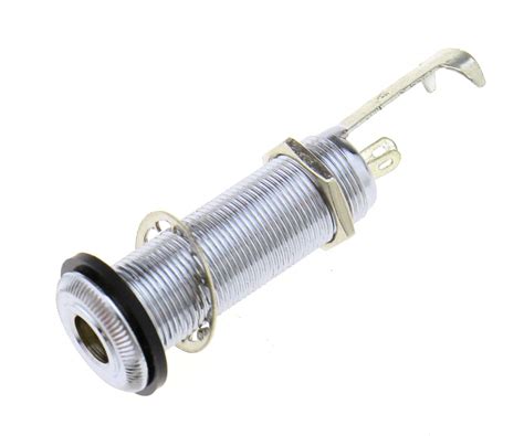 long socket output stereo barrel jack plug socket