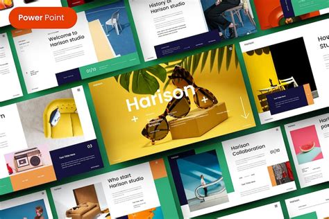 Harison — Шаблон Powerpoint для бизнеса Шаблоны презентаций Envato Elements