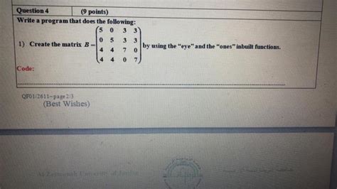 solved answer r question 3 6 points write a program that