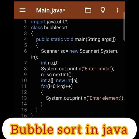 Bubble Sort In Java Java Bubblesort Coding Shorts Shortsviral