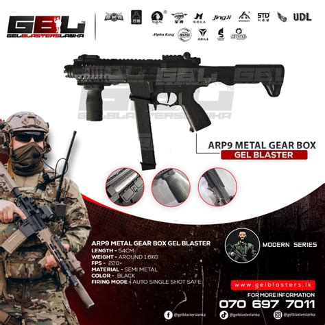 Tg Arp9 Metal Gear Box Fully Loaded 1 1 Scale Gel Blasters Lanka