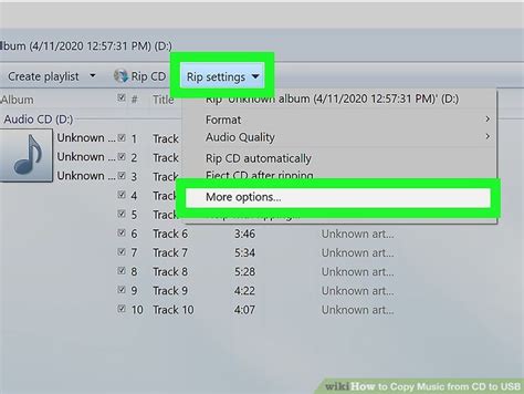 Simple Ways To Copy Music From Cd To Usb With Pictures Wikihow