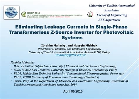 Eliminating Leakage Current In Single Phase Transformerless Z Source Inverter For Photovoltaic