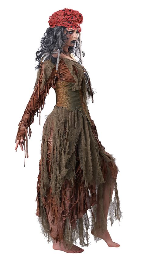 Voodoo Swamp Witch Costume Scary Witch Costume