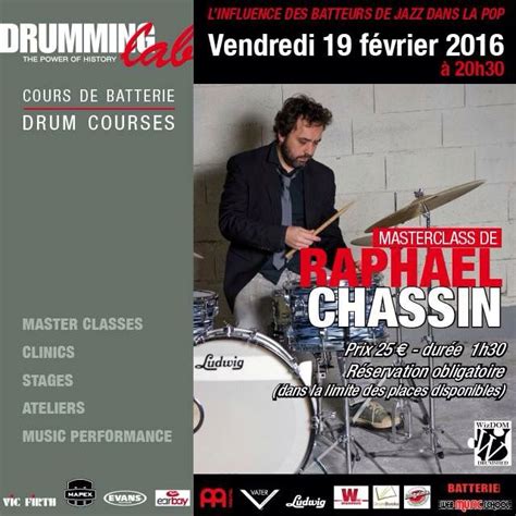 Raphael Chassin Drummer Batteur At Drumminglab Paris Frederick Rimbert Drumschool