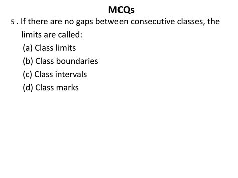 Frequency Distribution Table 4 Ppt