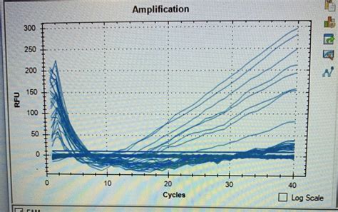 anyone seen a qpcr probe florescence output like this r labrats
