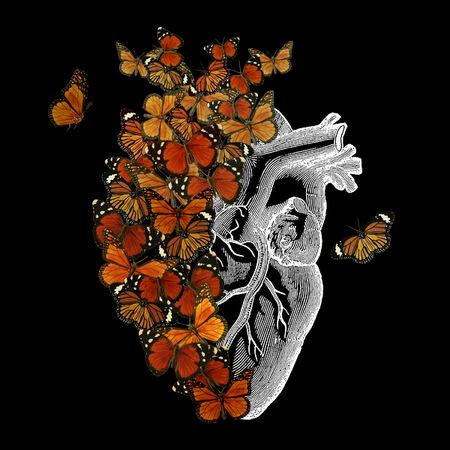 Monarch Butterfly Heart By Tobe Fonseca NeatoShop