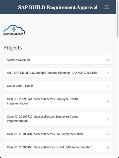 SAP Cloud ALM API Integration Several Extension SAP Community