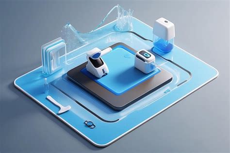 Premium Photo Sanitizing Mat Concept Illustration