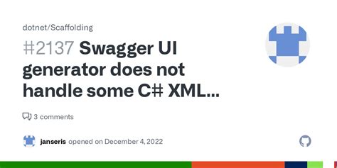 Swagger Ui Generator Does Not Handle Some C Xml Documentation Properly