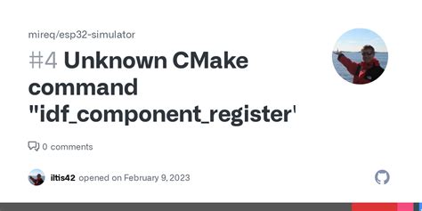 unknown cmake command idf component register · issue 4 · mireq