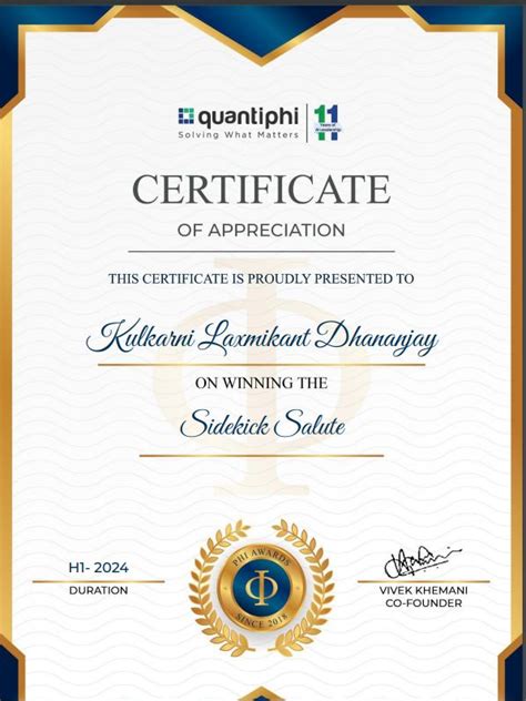 Laxmikant Kulkarni On Linkedin Proud To Be Recognized With The
