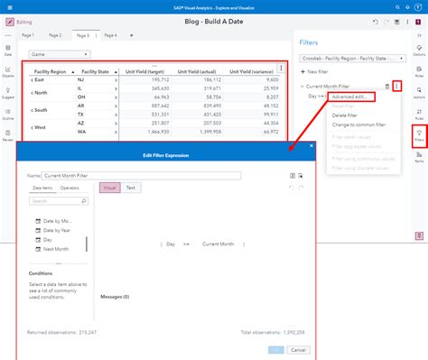 Build A Date In Sas Visual Analytics Reports